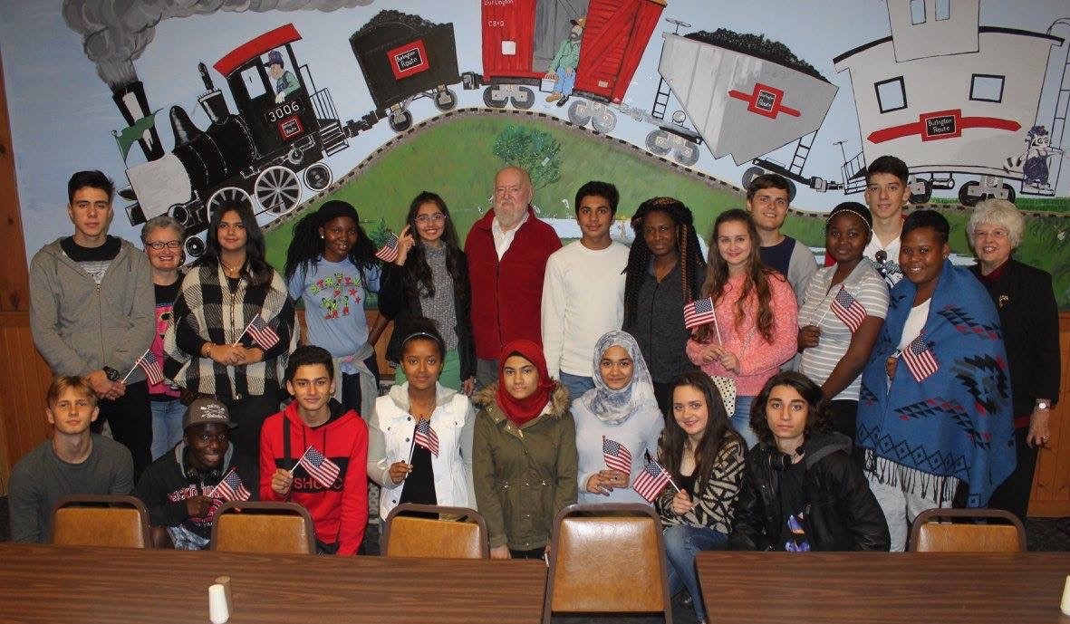 Lyle meets with Deb Bowen and Pam Johnson from Daughters of American ...